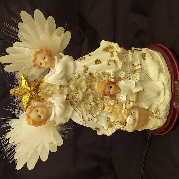 Eleco | Holiday | Fiber Optic Cupid Angels Display | Poshmark